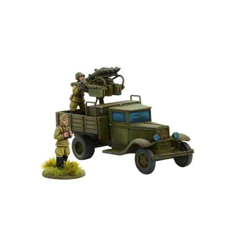 WARLORD GAMES 405114001 GAZ Truck with Quad Maxim AA MMGs. Bolt Action ...