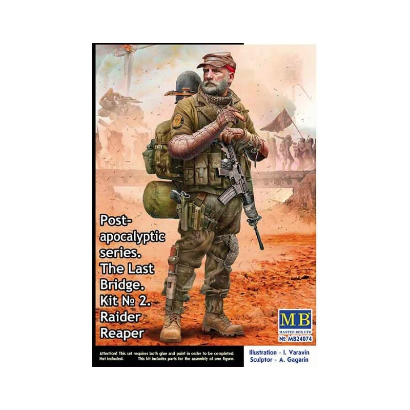 MASTER BOX 24074 The Last Bridge "Raider reaper". Post-apocalyptic ...