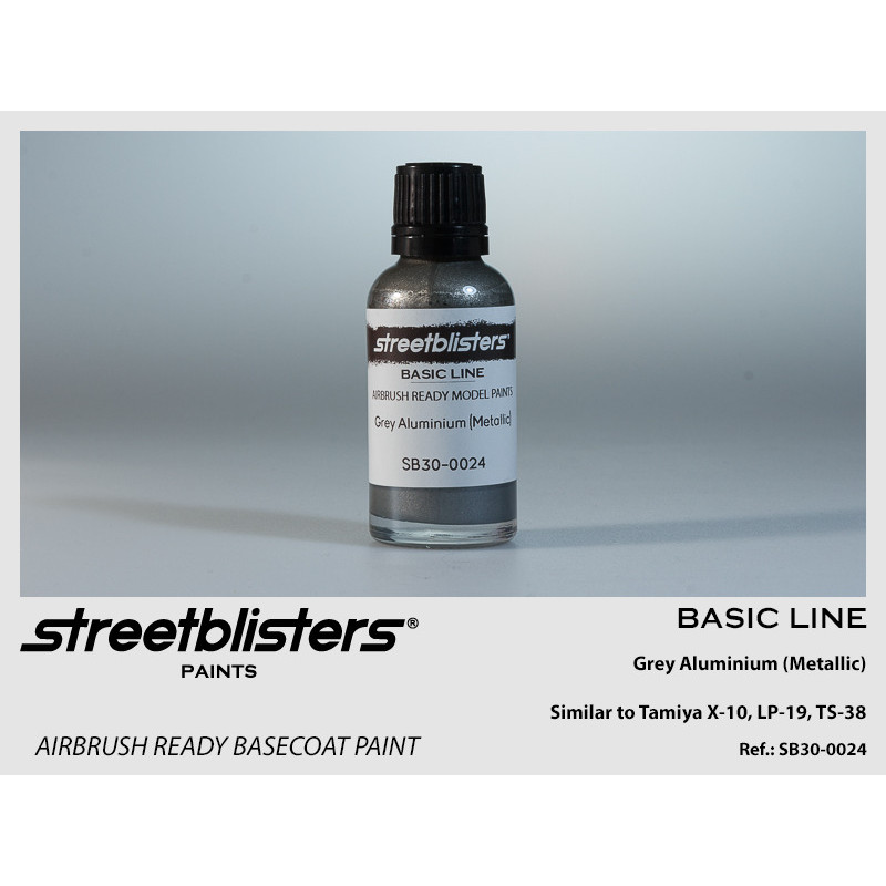 Aluminio gris metalizado (30ml). STREETBLISTERS SB30-0024