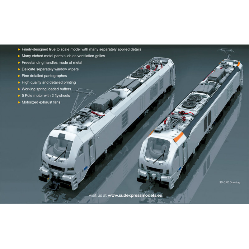 SUDEXPRESS S1592270 Locomotora EuroDual Stadler, 159.227 EBS. Versión ...