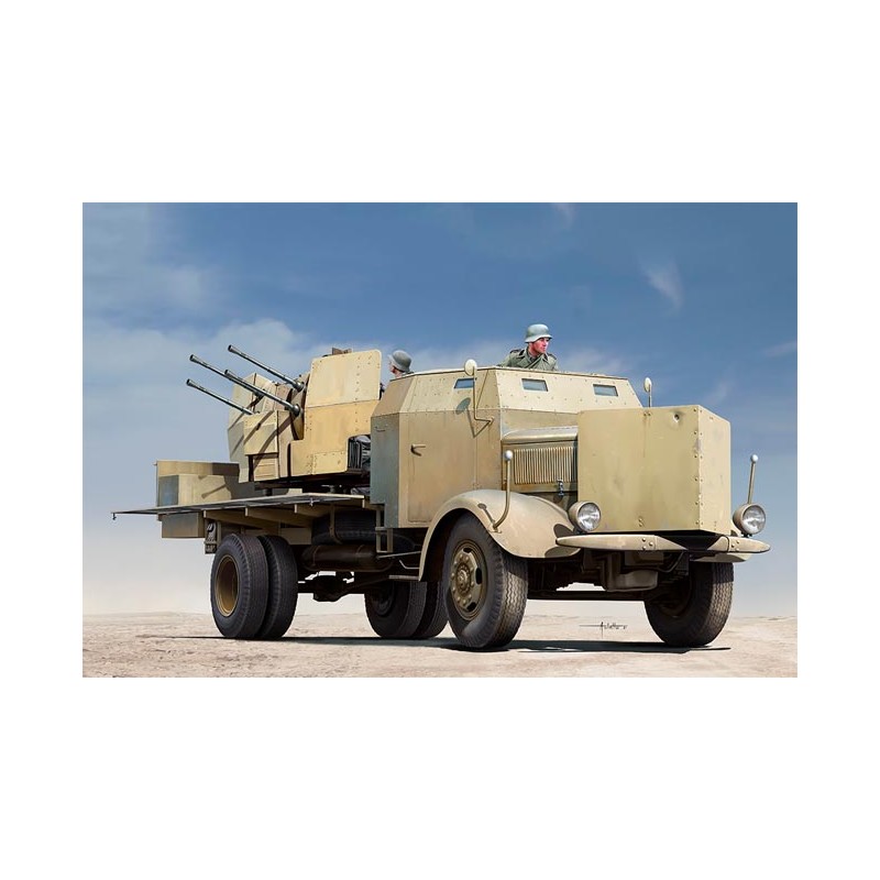 TRUMPETER 09596 L4500 with 2cm Flak 38, Models - Military - Scale 1:35 ...