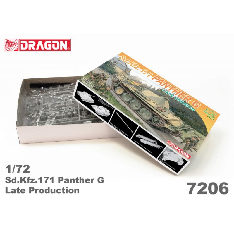 DRAGON 7206 Sd.Kfz. 171 Panther G, late production, Models - Military ...
