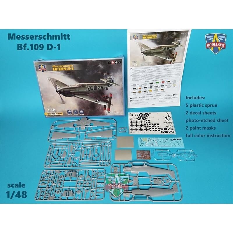 4806 Messerschmitt Bf 109 D-1. MODELSVIT, Models - Military - Scale 1:48 - Air Forces | El ...
