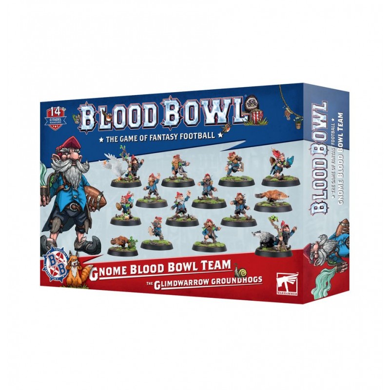 GAMES WORKSHOP 202-41 Equipo Gnome de Blood Bowl: The Glimdwarrow Groundhogs, Wargames y ...