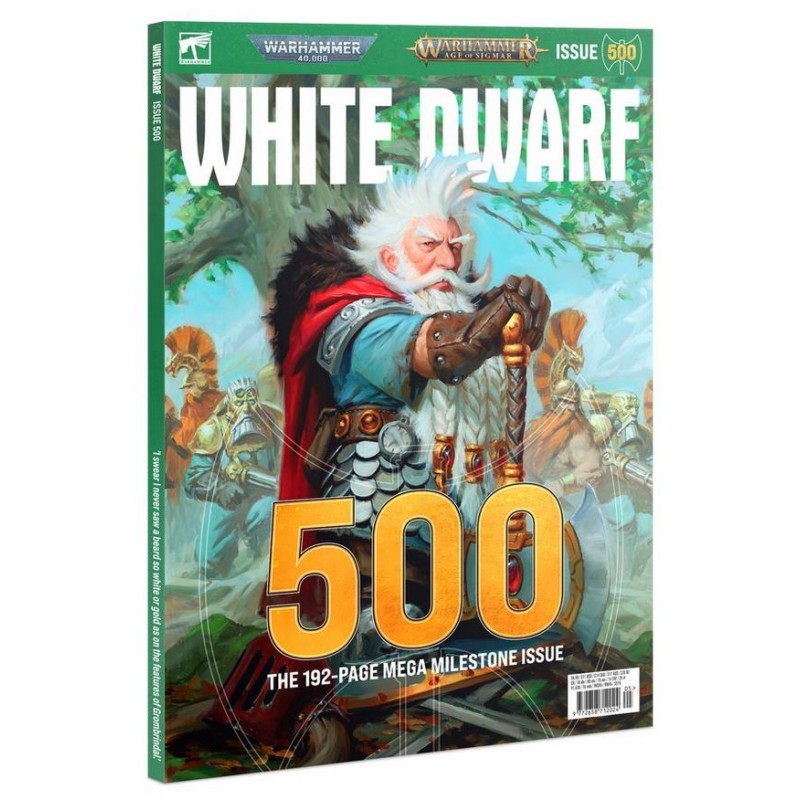 GAMES WORKSHOP Issue 500 of the magazine White Dwarf. May 2024, Wargames and Miniatures ...