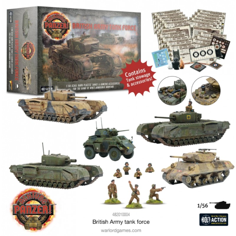 WARLORD GAMES 482010004 Achtung Panzer ! Force de chars britanniques ...