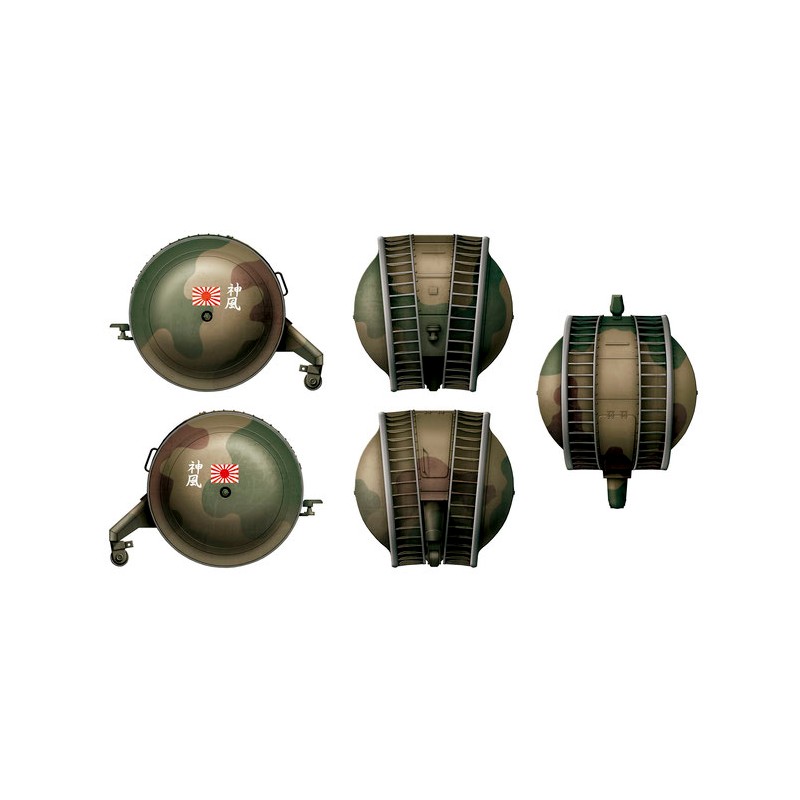 German Kugelpanzer (2 Kits Pack). DAS WERK DW35015