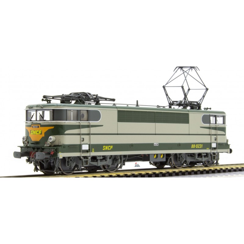 Locomotive BB 9231 « Bordeaux ». ARZENS verts".