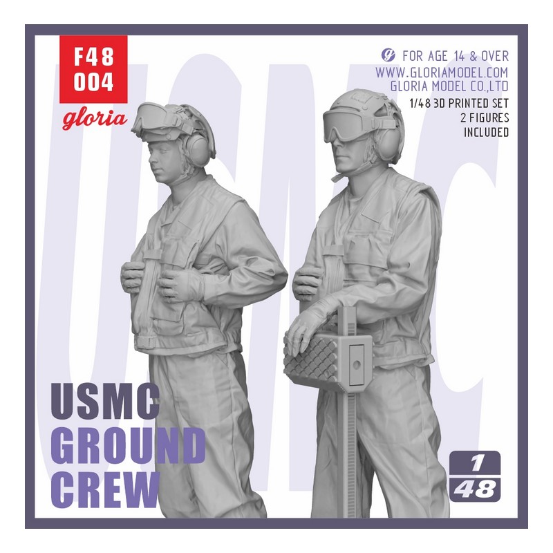 GLORIA MODEL F48004 USMC LHA/LHD Ground Crew, Models - Military - Scale ...