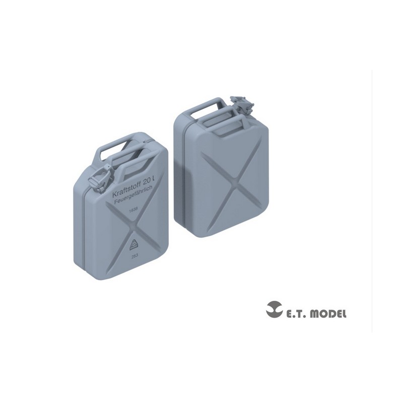 E.T. MODEL P72-001 WWII German 20 L jerry cans set, Models - Military ...