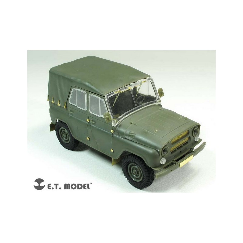 Photo-etched: Soviet UAZ-469 All-Terrain Vehicle.