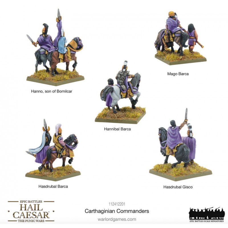 WARLORD GAMES 112412201 Hail Caesar Epic Battles: Carthaginian ...