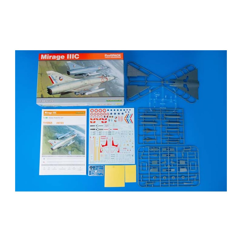 EDUARD 8103 Mirage III, Maquetas - Militar - Escala 1:48 - Fuerzas ...