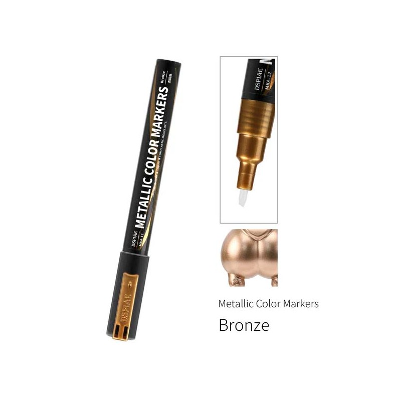 Metallic Color Marker: Bronce. DSPIAE MKA-12