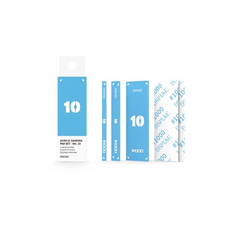 Acrylic sanding pad set, nº 10.
