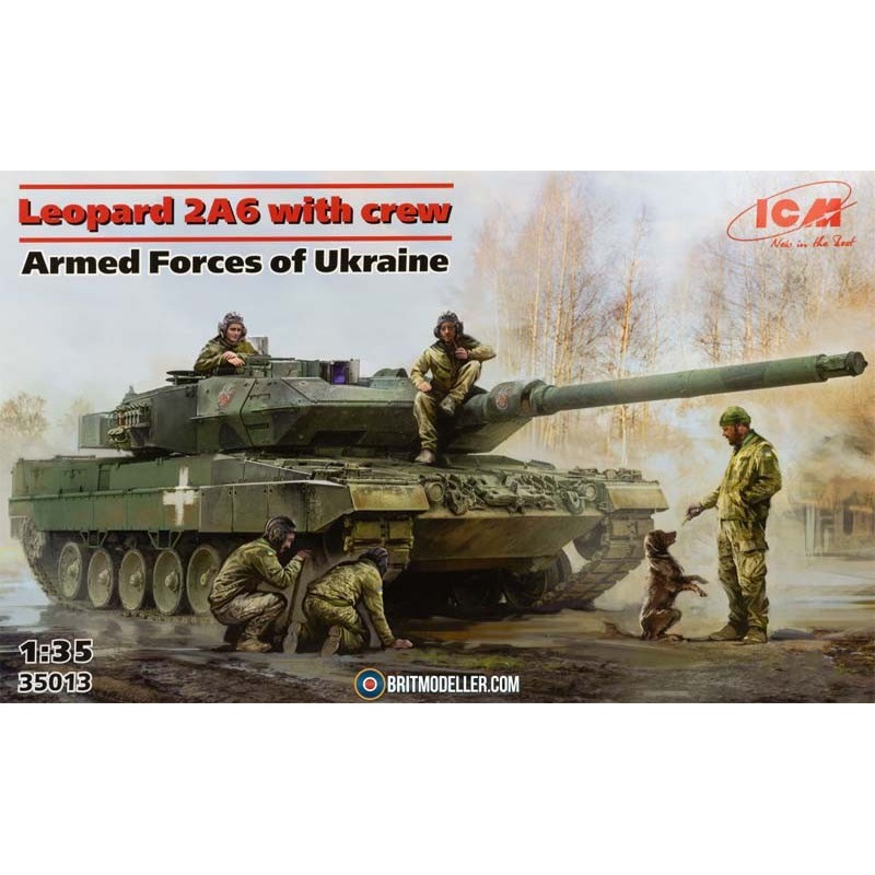 ICM 35013 Leopard 2A6 with crew, Models - Military - Scale 1:35 ...